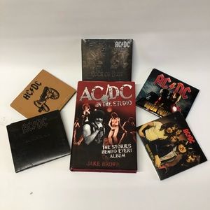 AC/DC | Accessories | Acdc Collection Of 5 Albums Plus Book Ironman ...